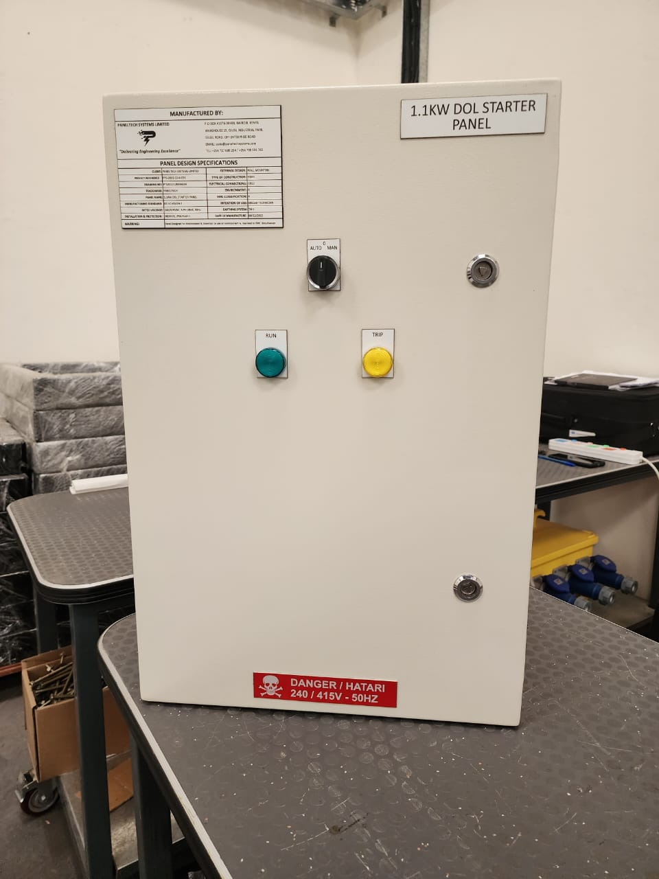 Soft Starter Panel » Panel Tech Systems